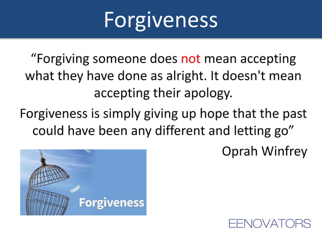 Forgiveness and what it is NOT | PPT