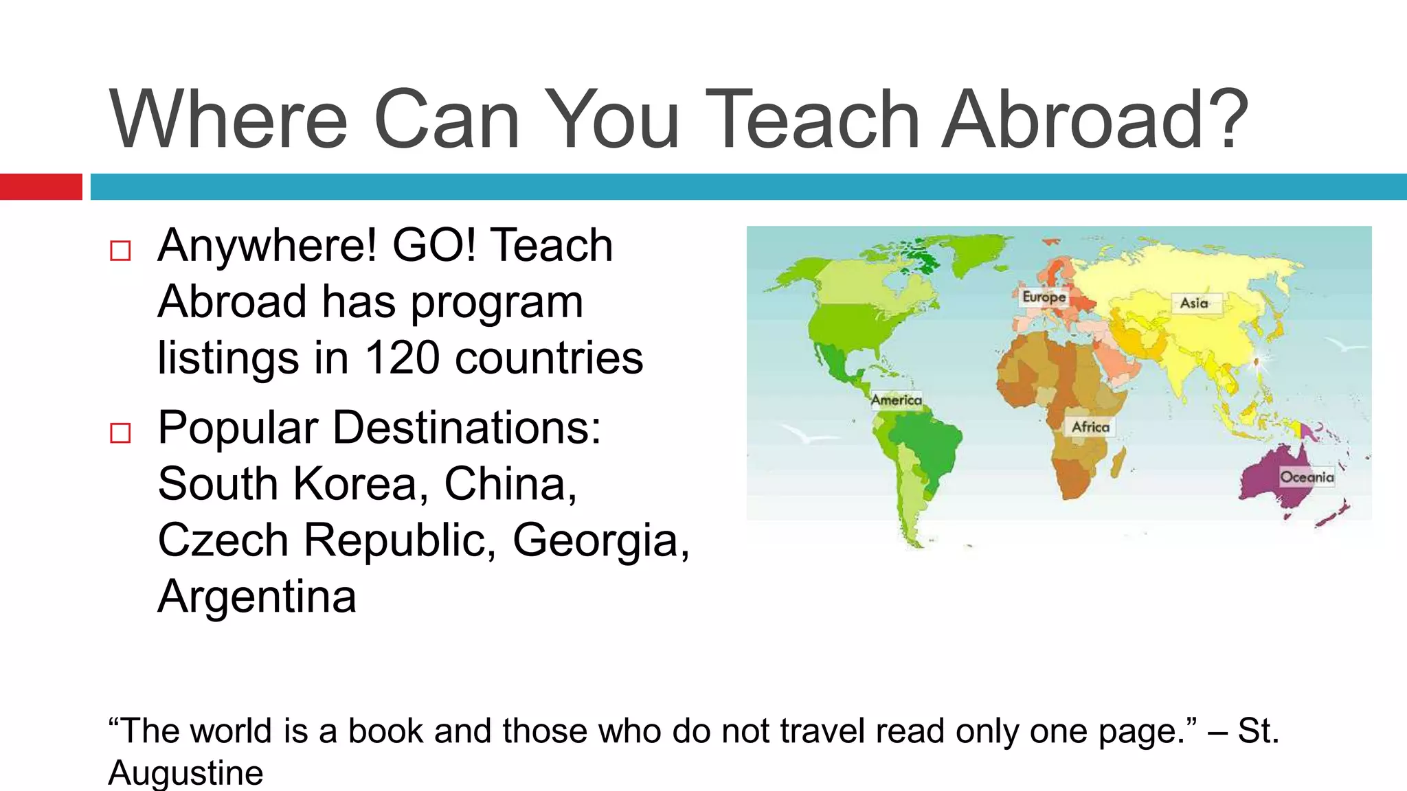 Teaching English Abroad | PPT
