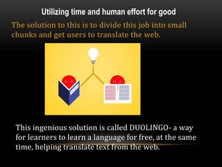 Teach and learn english with duolingo | PPTX