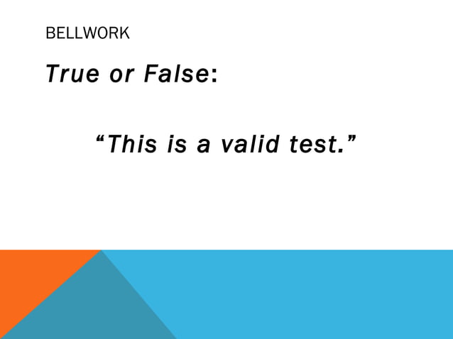 Chapter 6: Validity | PPT