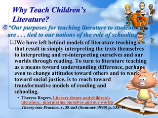 Teaching Children's Literature | PPTX