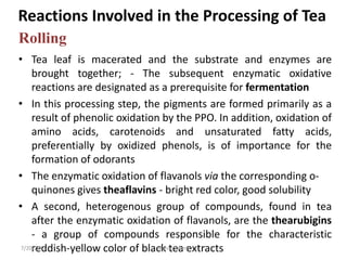 Tea chemistry | PPTX