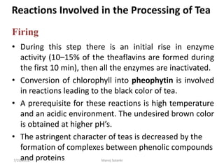 Tea chemistry | PPTX