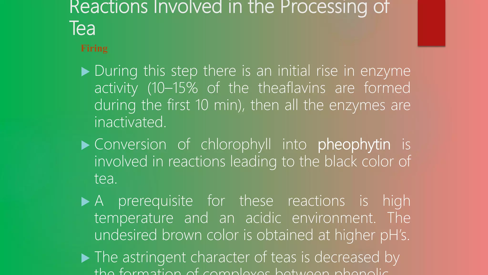 Tea chemistry | PPTX