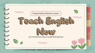 Teach English.pdf by Mariam Lawan........ | PDF