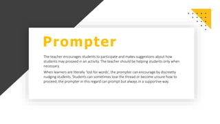 Teacher for training session | PPTX