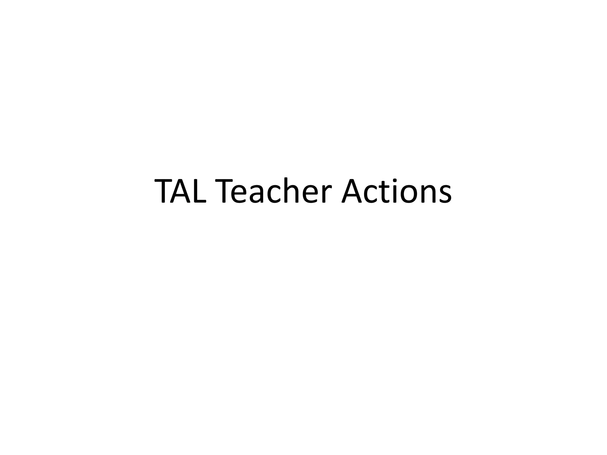 Teacher.actions | PPTX
