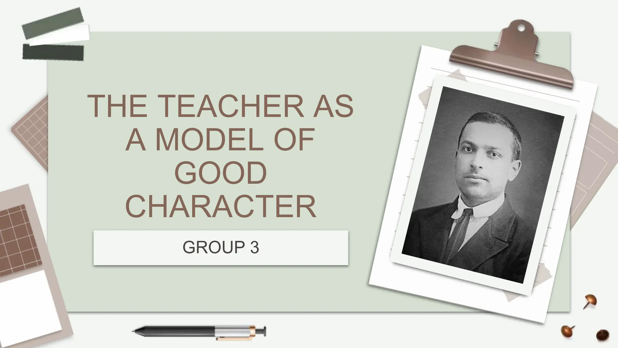 the Teacher as good role model for students.pptx