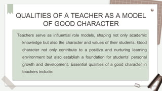 the Teacher as good role model for students.pptx