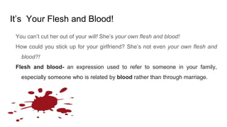 Black Sheep of the Family | Family Idioms | PPTX