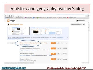 Blogs for history and geography teachers | PPTX