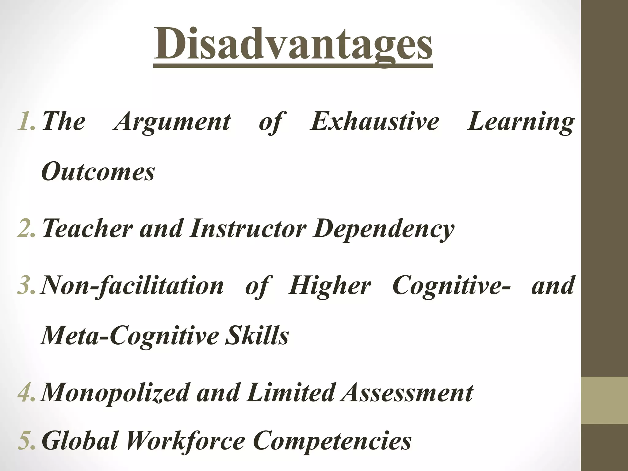 Teacher centered education | PPTX