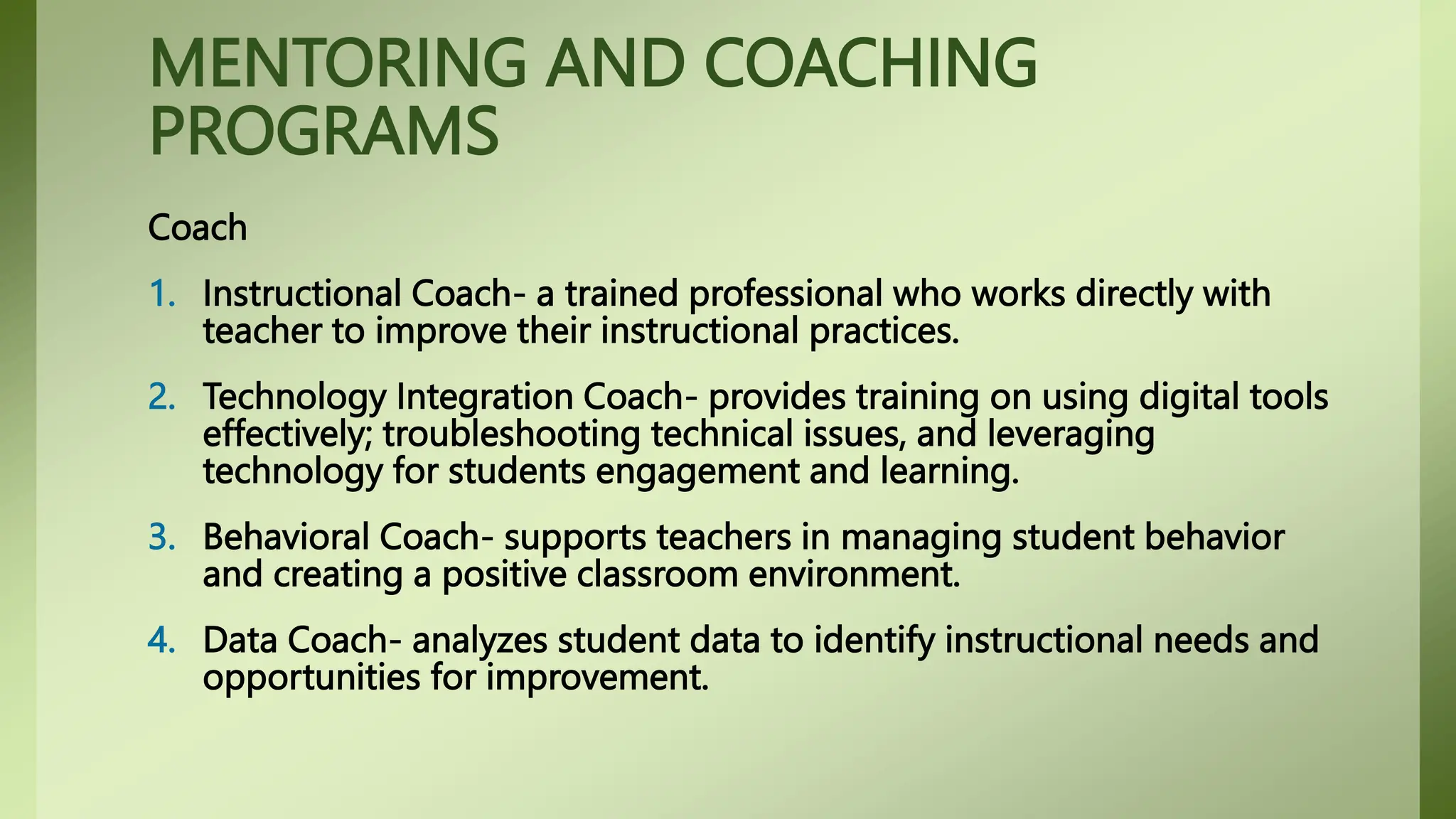 TEACHER-DEVELOPMENT IN EDUCATIONAL LEADERSHIP (1).pptx | Professional School | Postgraduate ...