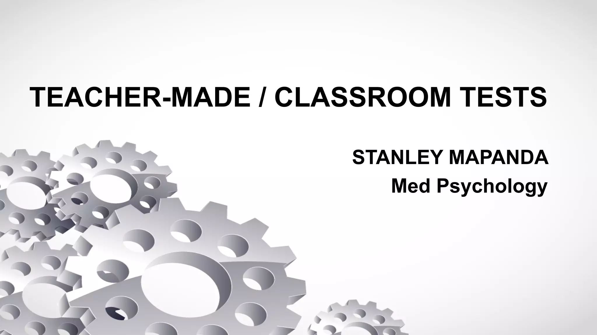 Teacher made-tests | PDF