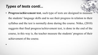 Teacher made-tests | PDF