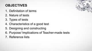 Teacher made-tests | PDF