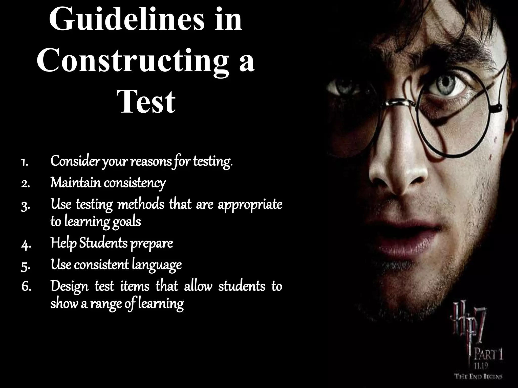 Teacher made tests | PPTX