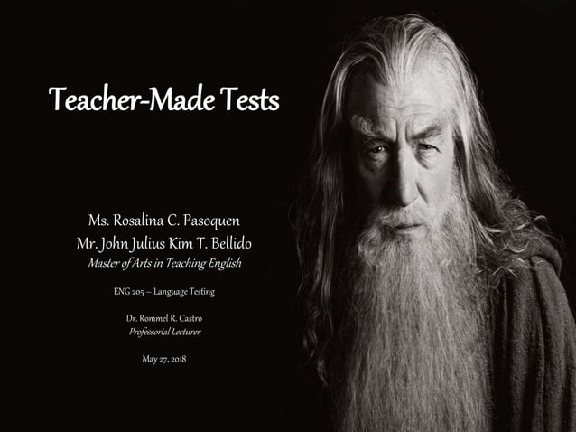 Teacher made tests | PPTX