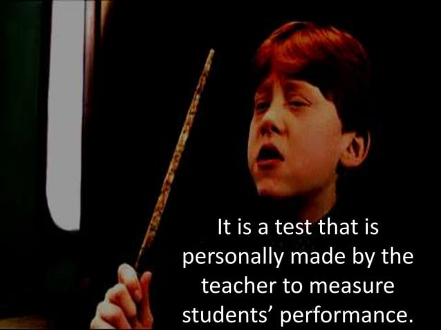 Teacher made tests | PPTX