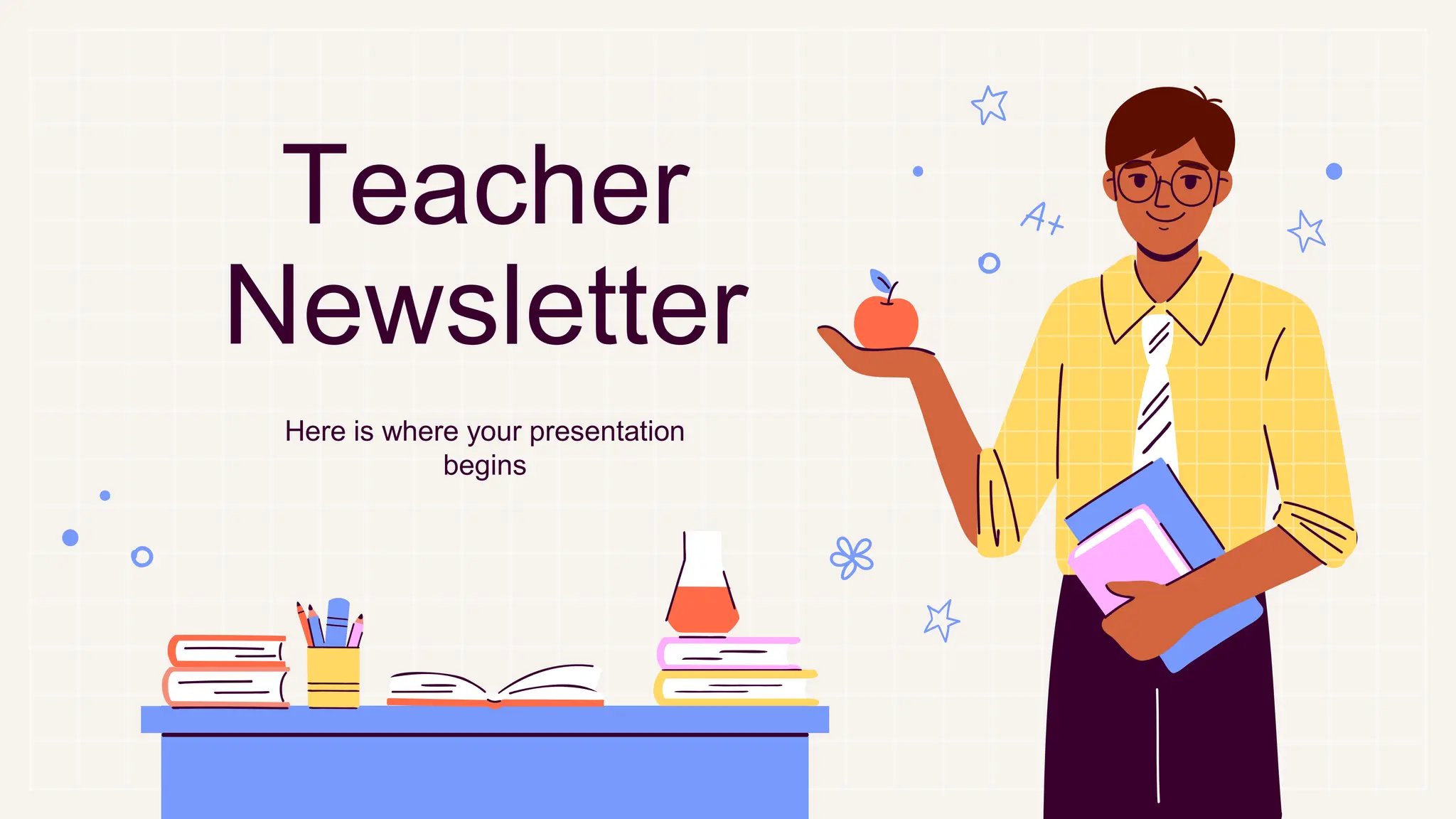 teacher-newsletter-cute.pptx. presentation that made for students | PPTX