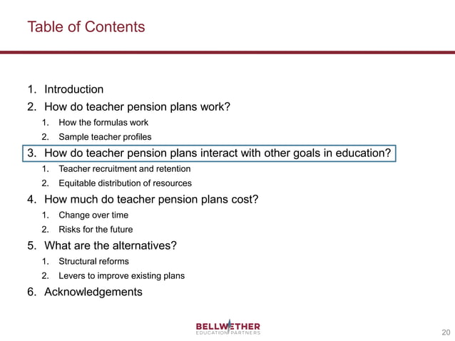 Teacher Pension Plans: How They Work, and How They Affect Recruitment ...