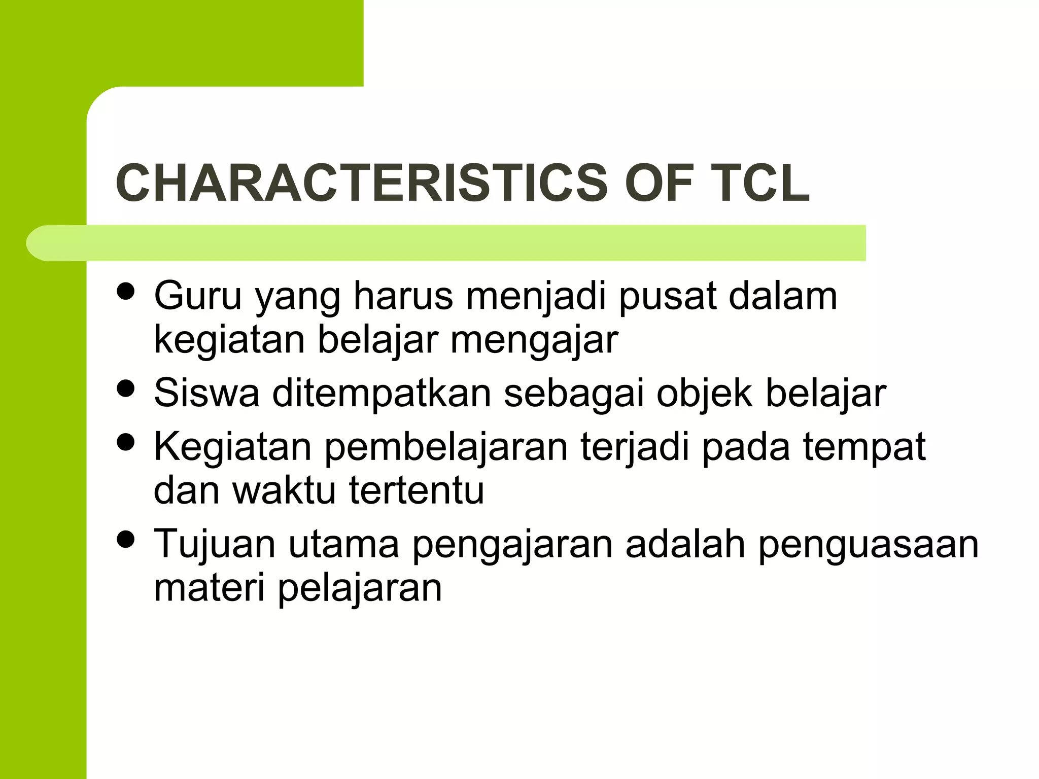 Teacher students centered learning model | PPT