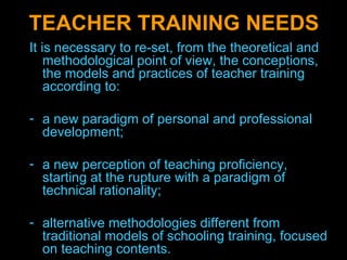 Teacher traning program | PPT