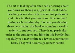 Teacher wellbeing-resilience | PDF