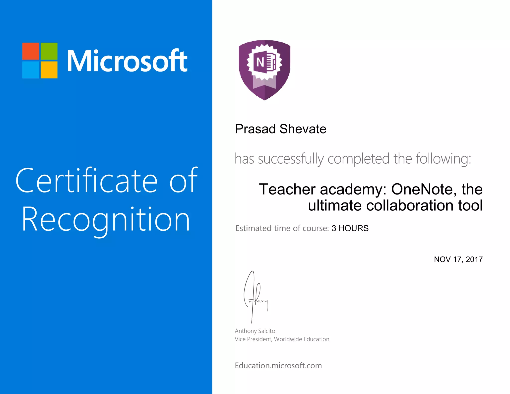Microsoft Certificate | PPT