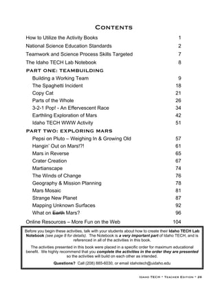 Teacher activitybook2011 | PDF