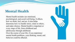 Teacher and student mental health | PPTX