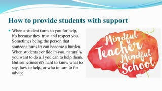 Teacher and student mental health | PPTX