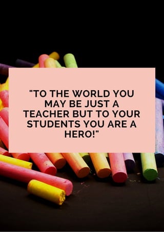 Teacher Appreciation Quotes | PDF