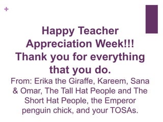 Teacher appreciation week | PPT