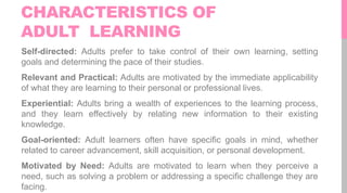 TEACHER AS AN ADULT LEARNER - ANIE KURIYAN | PPT