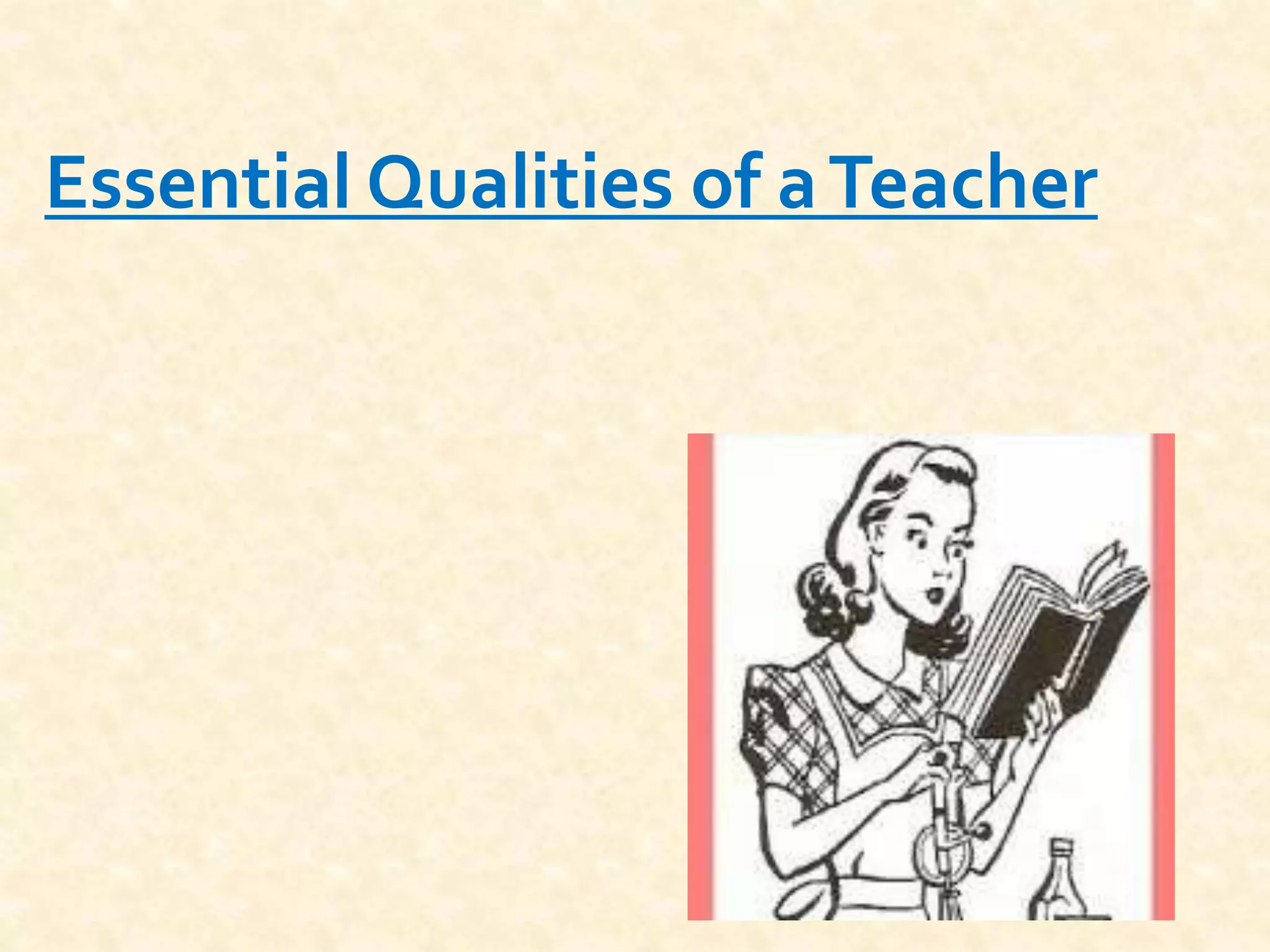 Teacher as a role model | PPTX