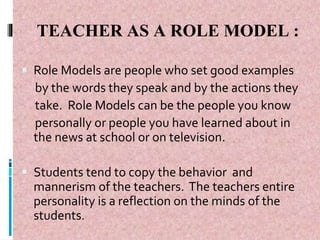 Teacher Role Model