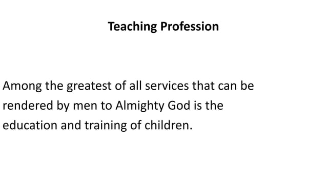 Teacher as a role model | PPTX