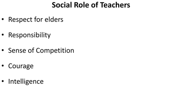 Teacher as a role model | PPTX