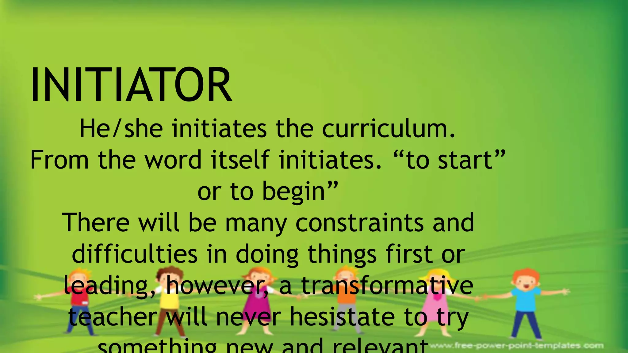 Teacher as Curricularist.pptx