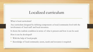 Teacher as curriculum developer | PDF