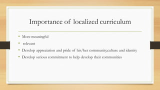 Teacher as curriculum developer | PDF