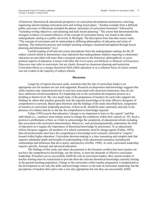 Teacher as curriculum leader | PDF