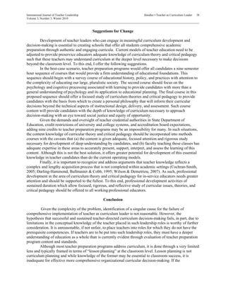 Teacher as curriculum leader | PDF