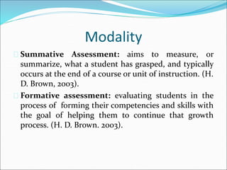 Teacher Assessment: A Formative Path to Teacher Development | PPT