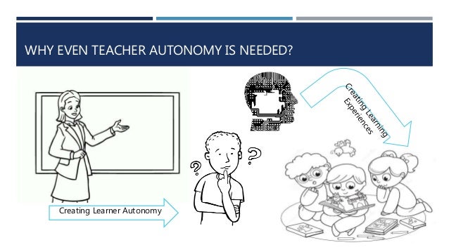 Teacher autonomy : a tool to create learner autonomy