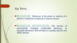 Teacher Behaviour Modification.pptx