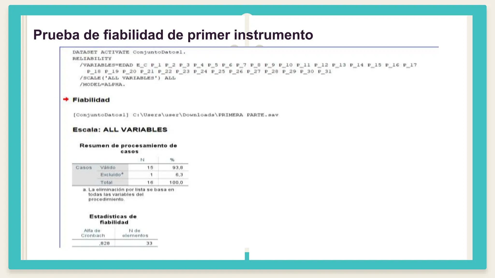 fiabilidad del instrumento, como se puede saber | PPT
