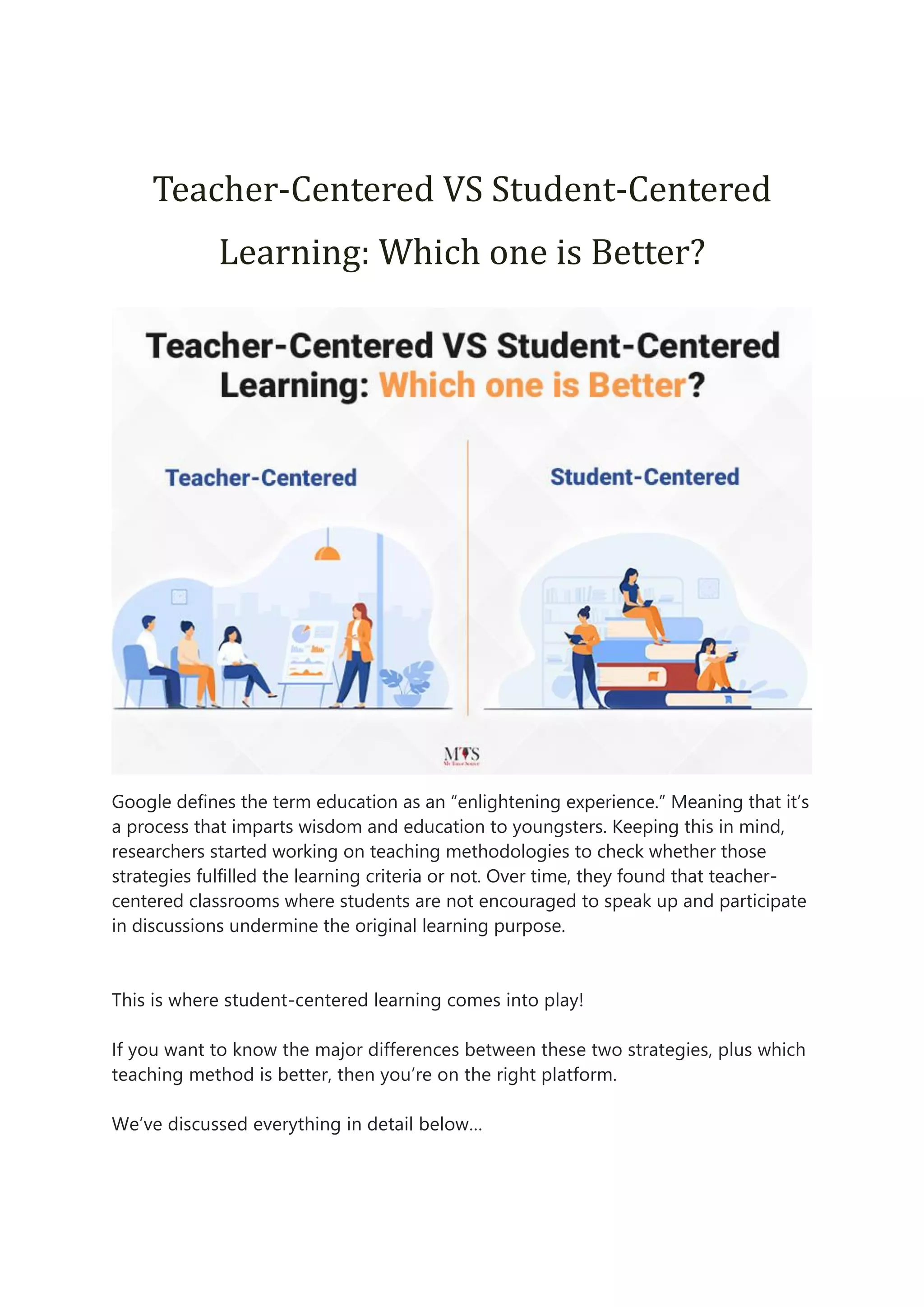 Teacher Centered VS Student Centered Learning Which one is Better.pdf