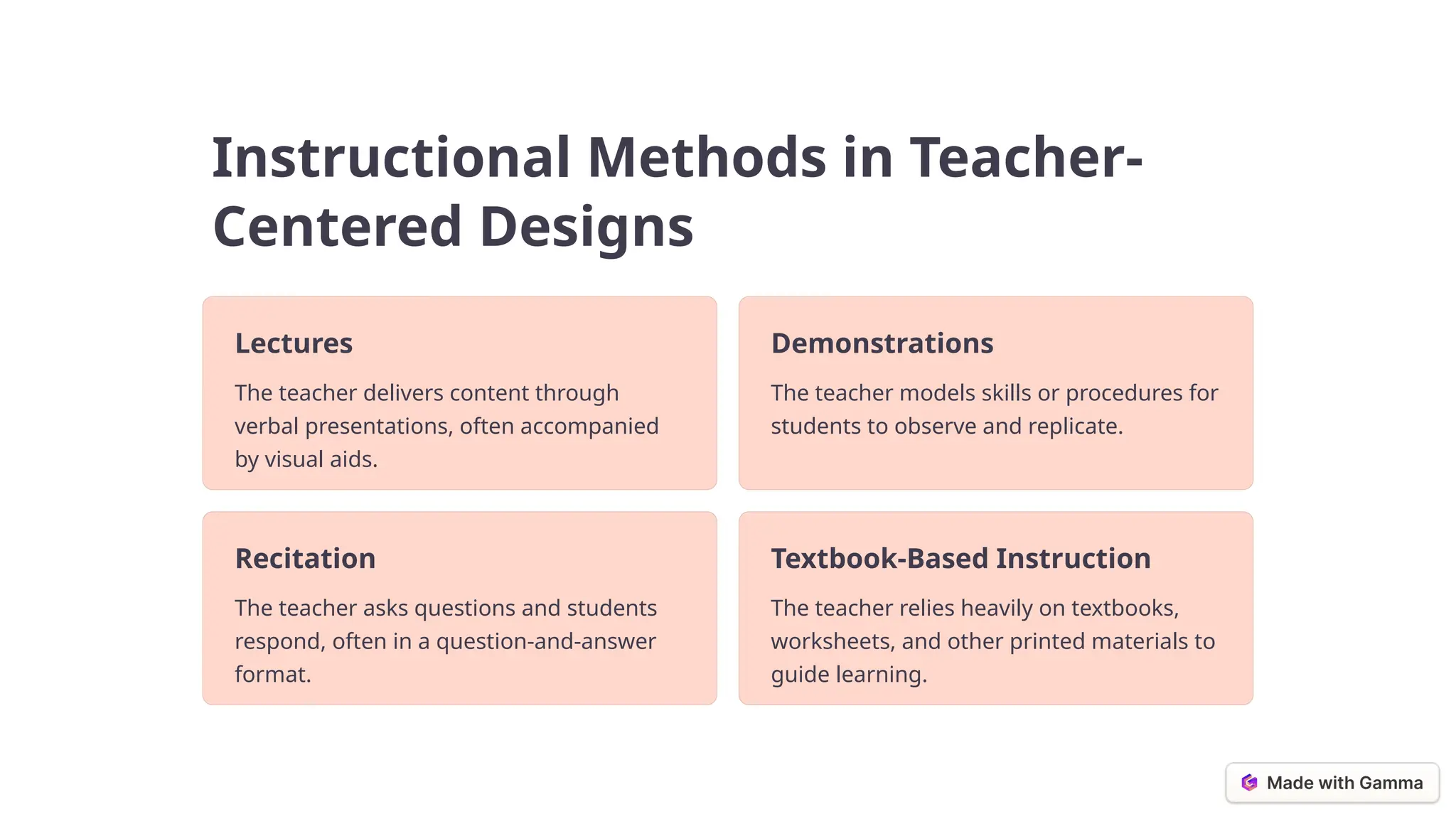 Curriculum development - Teacher centred designs.pptx
